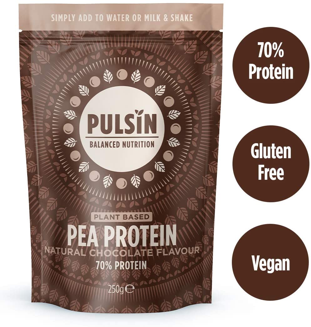Pulsin Chocolate Pea Protein Powder 250g - Snackutopia.com ...